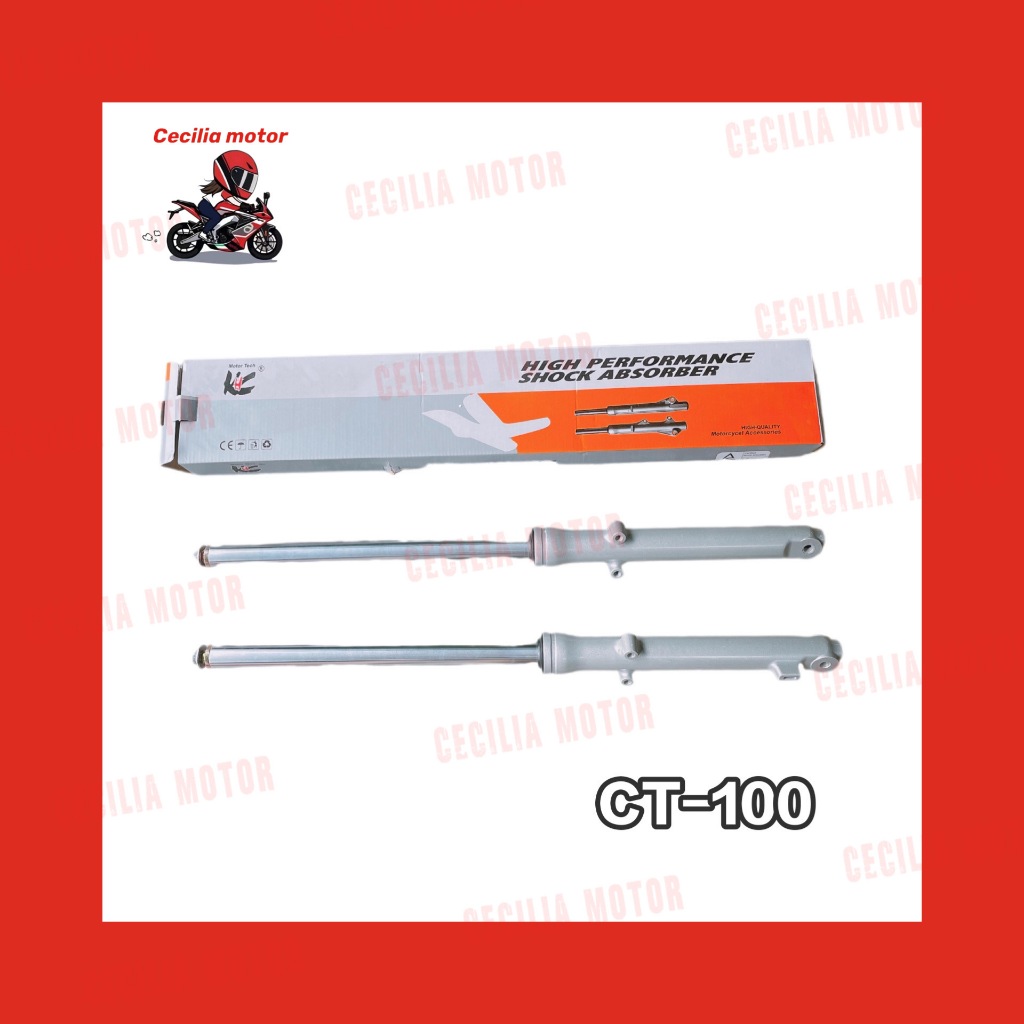 MOTORCYCLE FRONT SHOCK ABSORBER XRM110 XRM125 CT100 WAVE110 TMX155 MIO ...