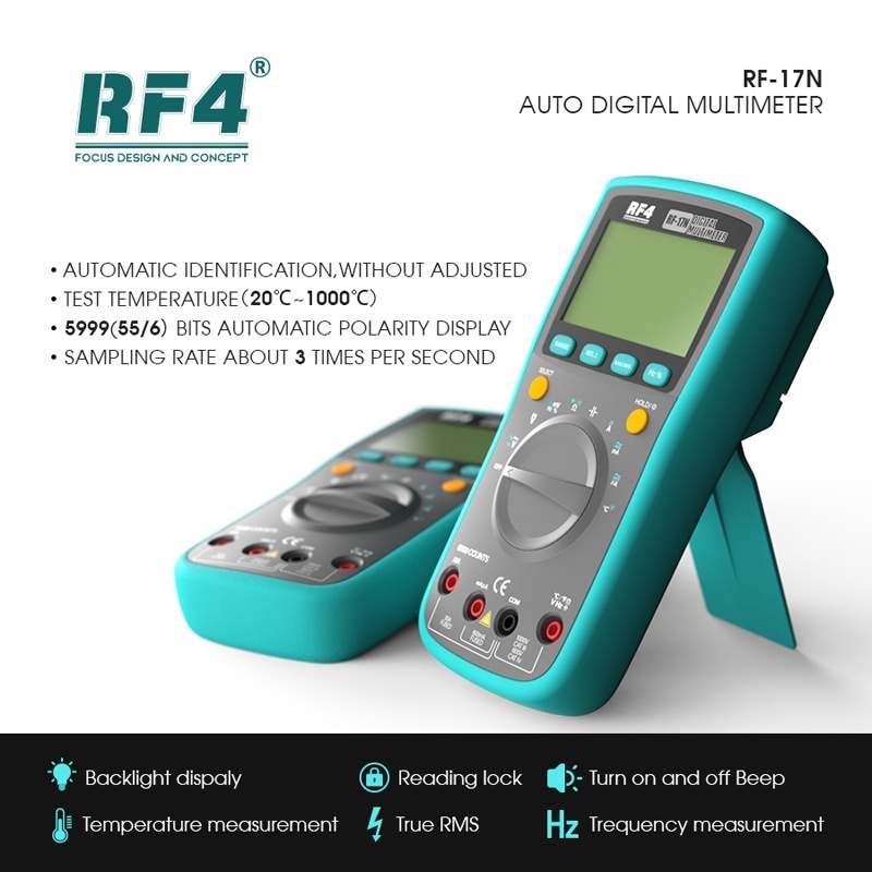 RF4 Digital smart multi-function Multimeter Circuit board Electronic ...