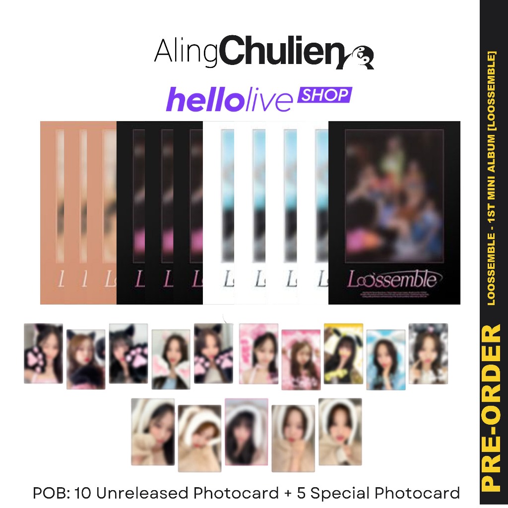 Loossemble 1st Mini Album Hello Live POB Option Loona | Shopee Philippines