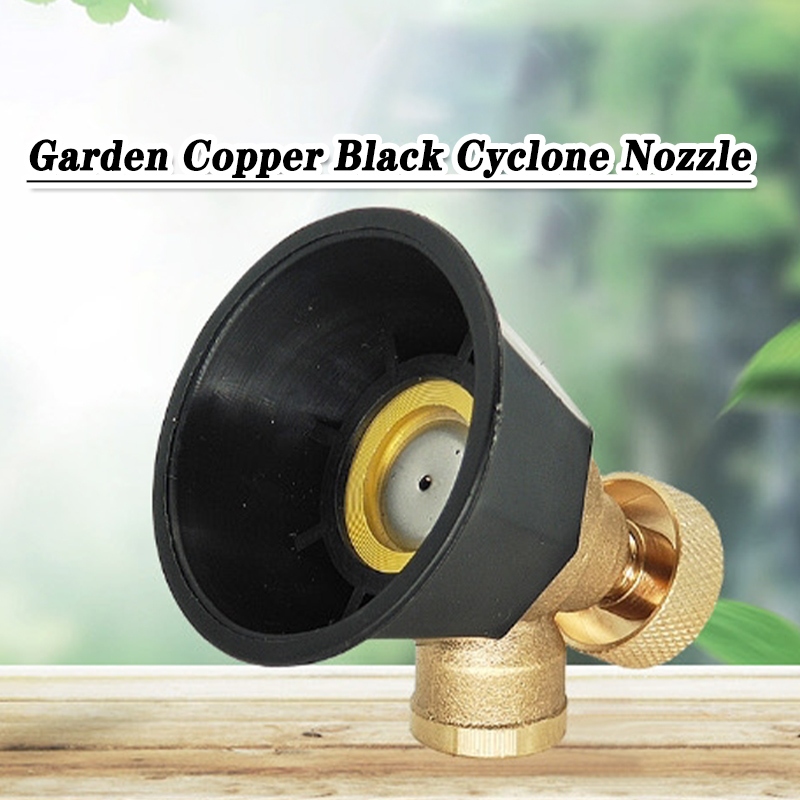 Cyclone Nozzle For Garden Copper Black 360 Adjustable Nozzle ...