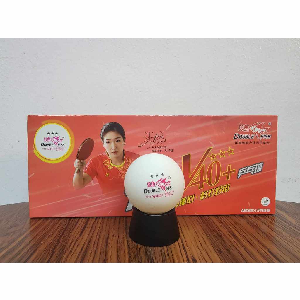 Table Tennis Ball Double Fish V40+ 3 Star (Per Pc) | Shopee Philippines