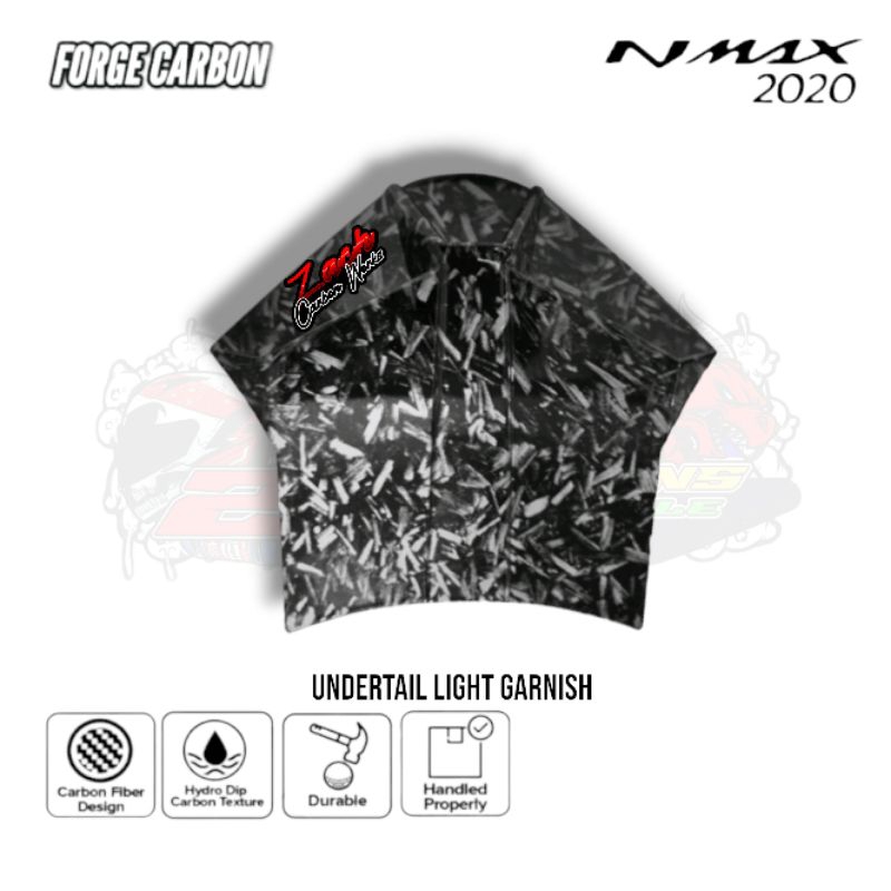 FORGED! Carbon Nmax v2 & 2.1 undertail light cover | Shopee Philippines