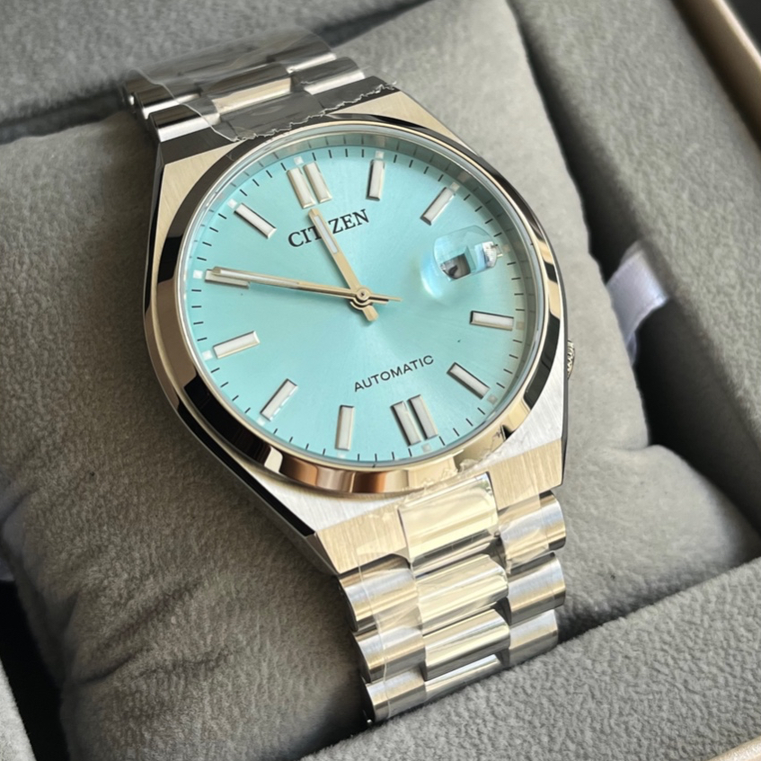Citizen Watch NJ0151-88M Tsuyosa Automatic Tiffany Blue Dial Stainless ...