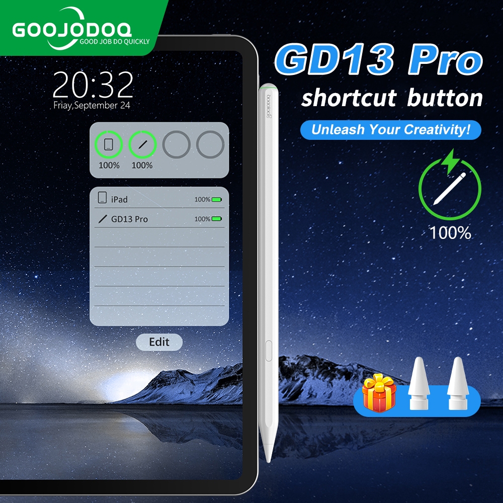 GOOJODOQ GD13 Pro Stylus Pen for iPad Pencil 1st 2 Air 4 5 Pro 11 10th ...