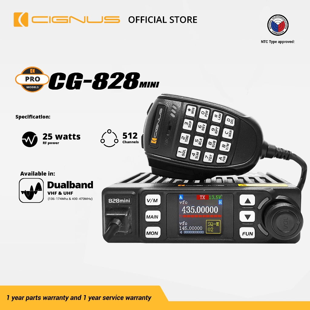 CIGNUS CG-828 MINI BASE RADIO | Shopee Philippines
