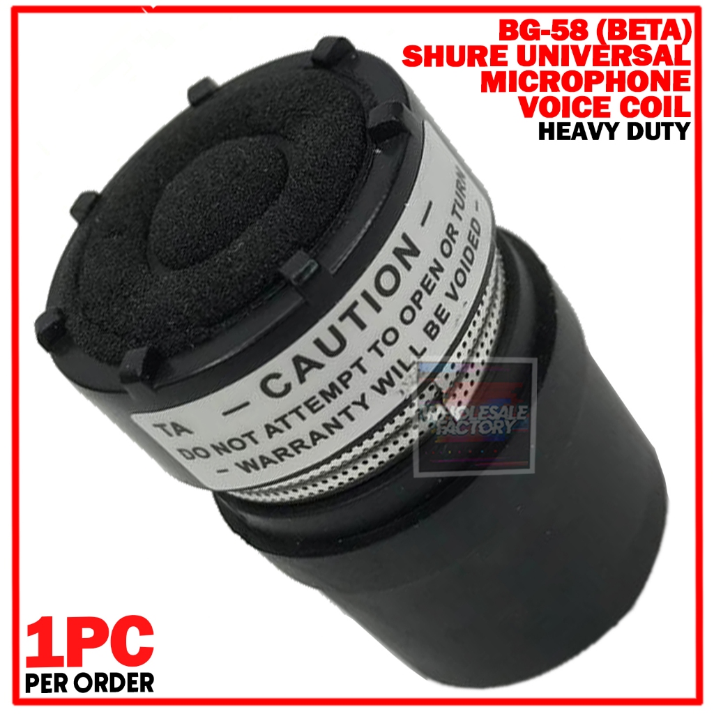 BG-58 (BETA) UNIVERSAL MICROPHONE VOICE COIL | Shopee Philippines