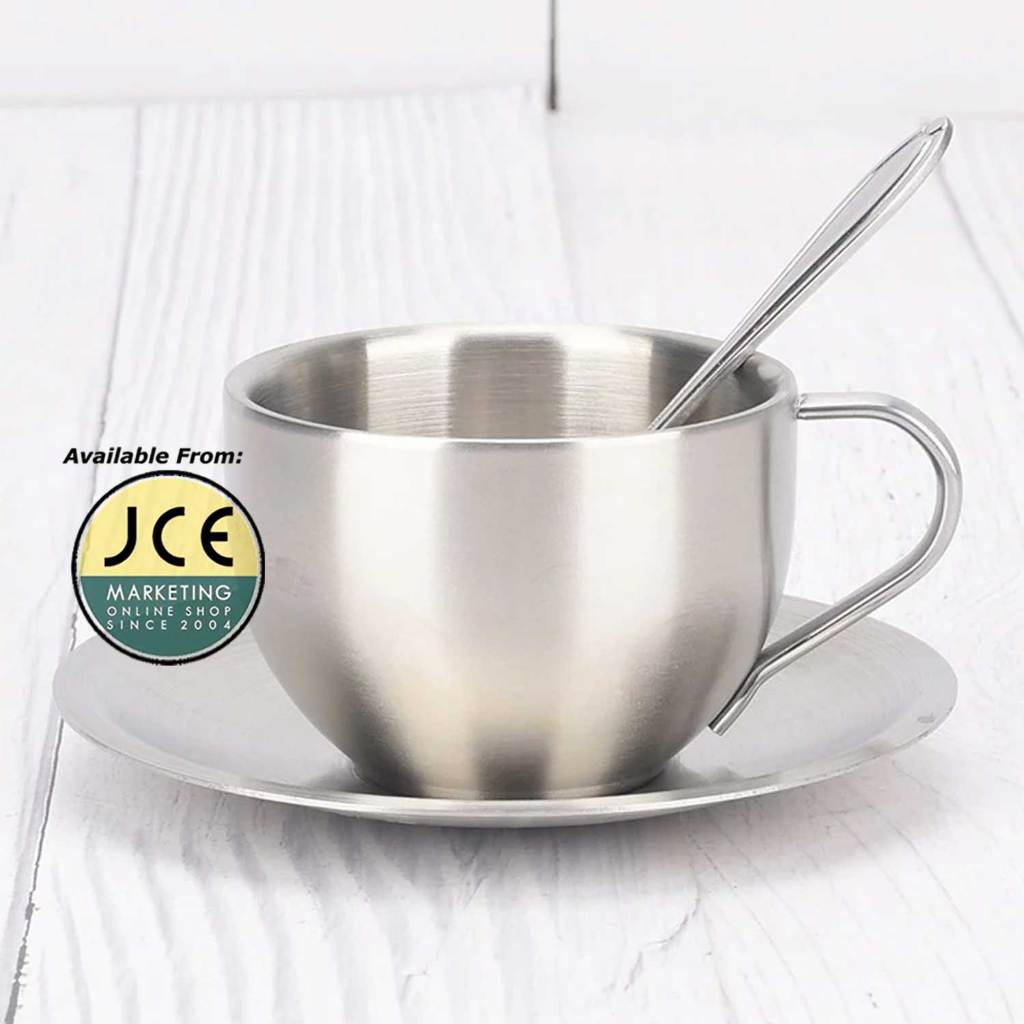 KOREAN NICHE COFFEE CUP TEA CUP MILK MUG WITH SAUCER AND TEASPOON SMALL ...