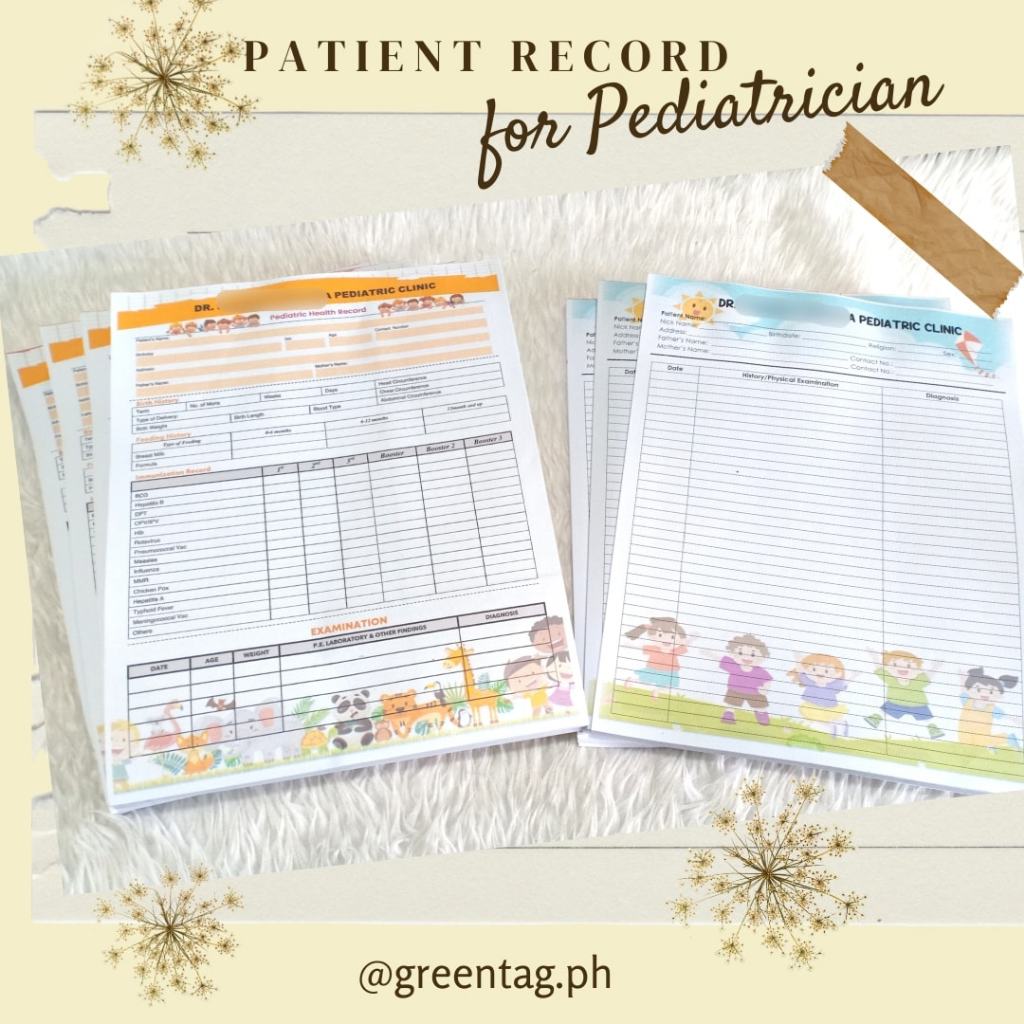 Consultation Record Pedia OB Medical Batch1 | Shopee Philippines