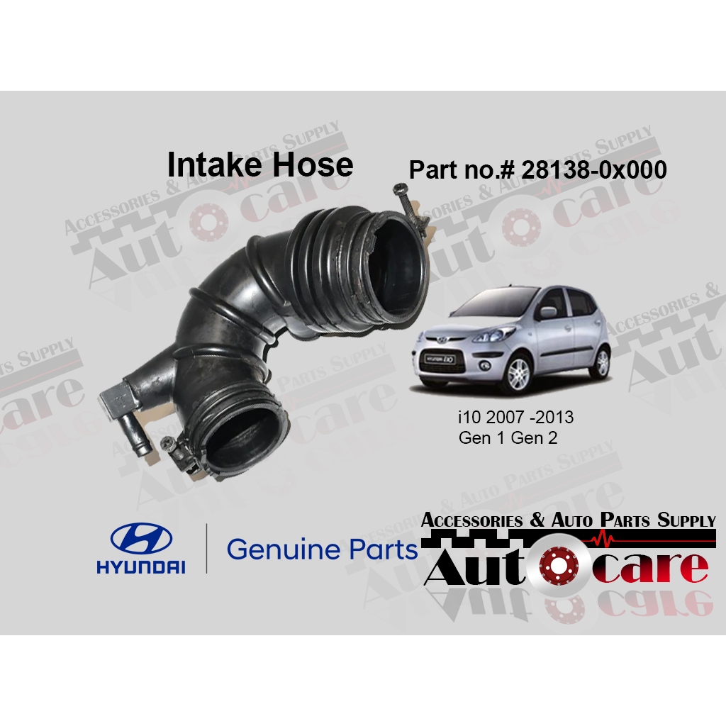 AIR CLEANER HOSE AIR INTAKE HOSE HYUNDAI I10 1.1 & 1.2 28138-0X000 ...