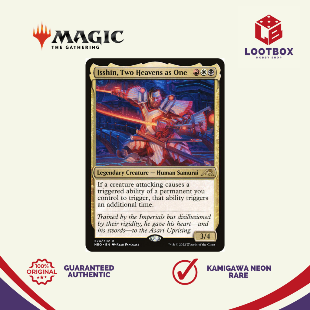 Magic the Gathering: Isshin, Two Heavens as One (Rare) - Kamigawa: Neon ...