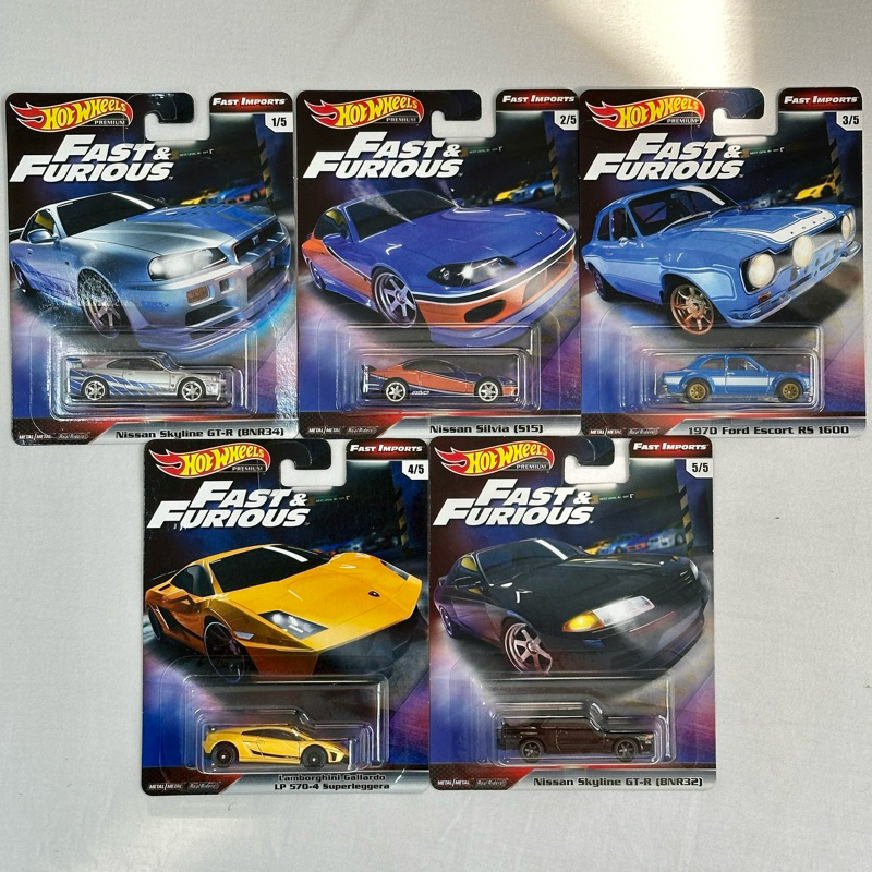Hot Wheels Premium “”Fast Imports” Fast & Furious | Shopee Philippines