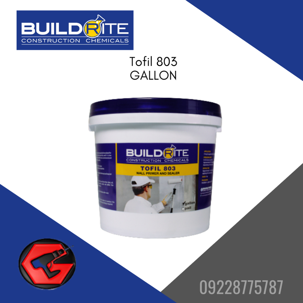 BUILDRITE TOFIL 803 (Gallon) PRIMER AND SEALER | Shopee Philippines
