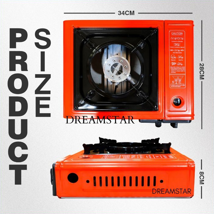 Butane Gas Stove with Case Portable Butane Gas Camping Stove (Homstar ...