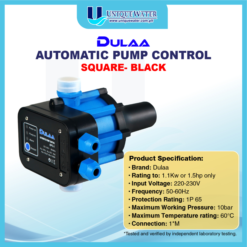 Automatic Pump Control (APC) | DULAA (Square Type) | Shopee Philippines