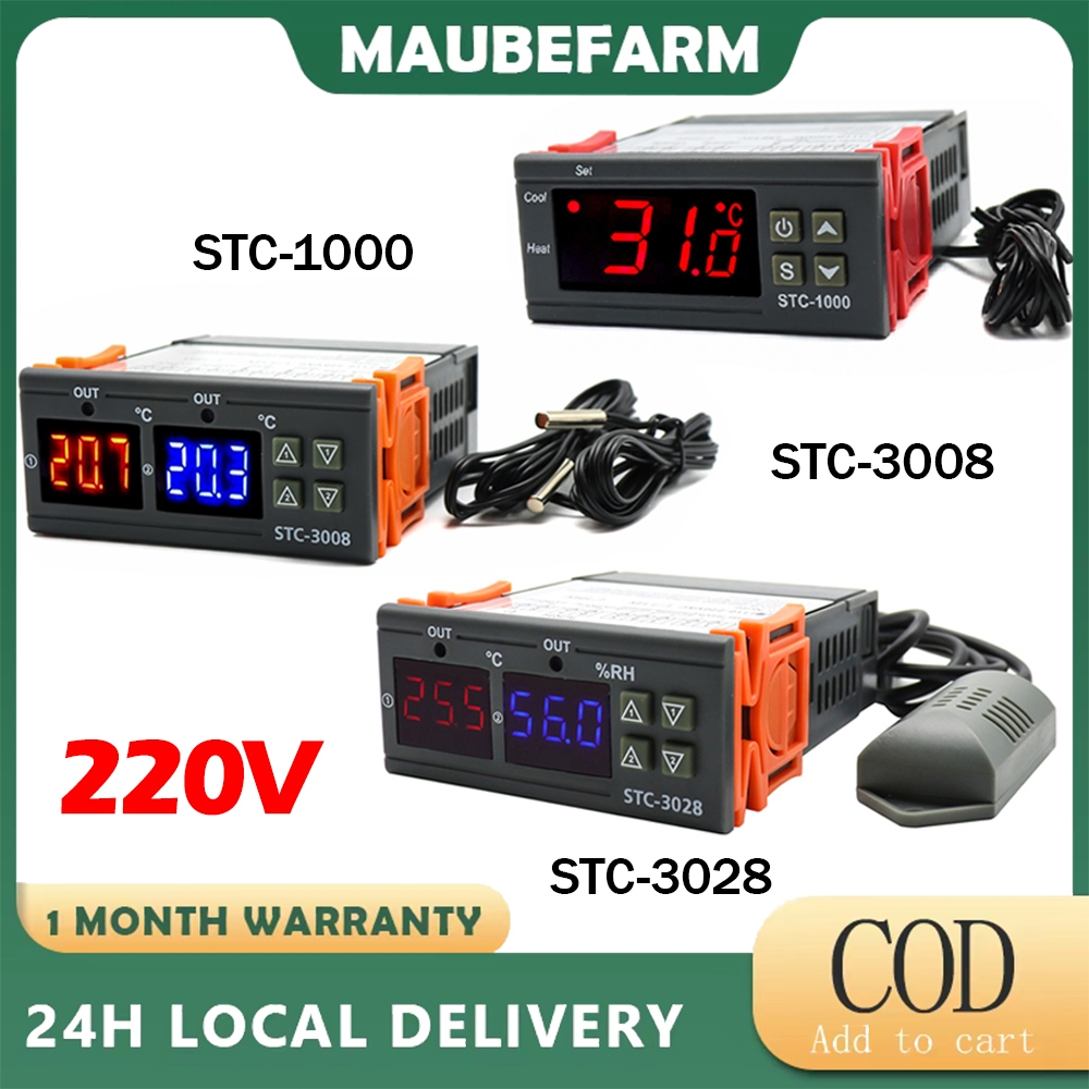 STC-1000/3008 LED Digital Display Thermostat Humidity Control for ...