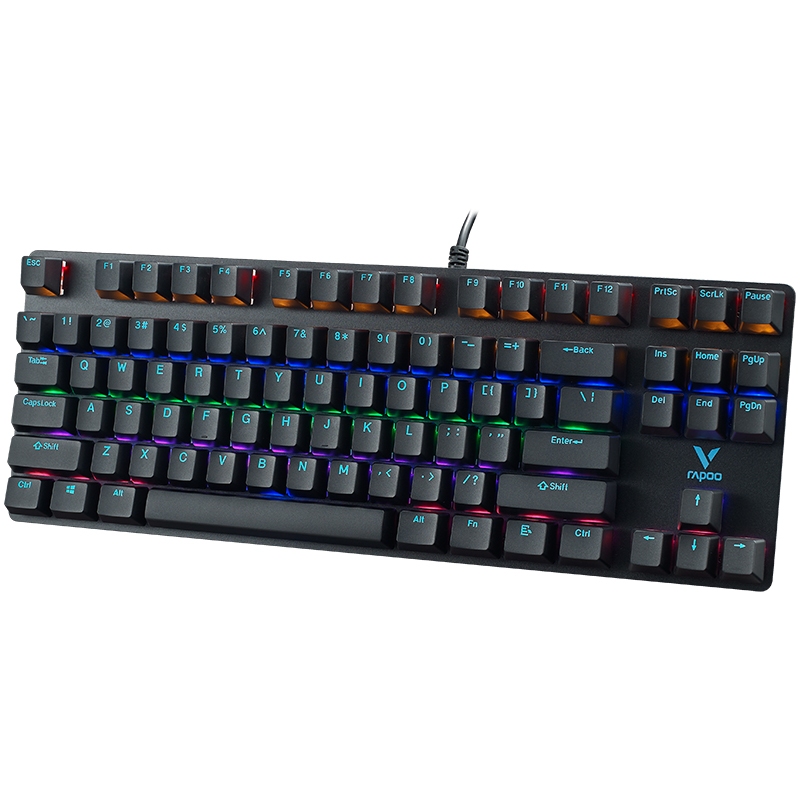Rapoo V500PRO-87 [2023 VER.] Backlit Mechanical Gaming keyboard Dust and Water Resistance Mixed ...