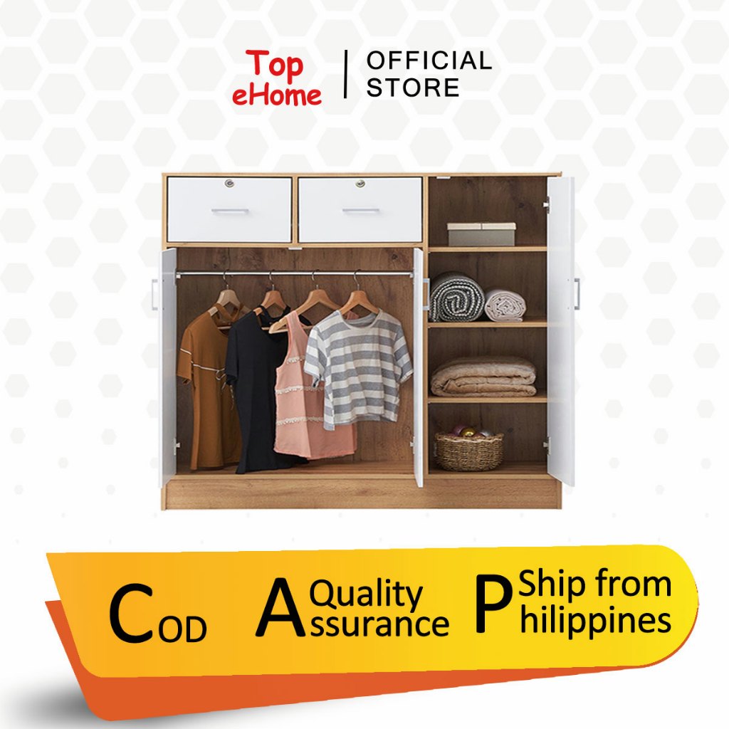 Wardrobe Small Family Bedroom Simple Modern Cabinet Storage Rental Room/Drawer Cabinet/Locked ...