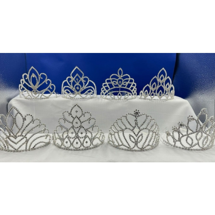 4" Beauty Queen Crown Pageant Wedding santacruzan crown | Shopee ...