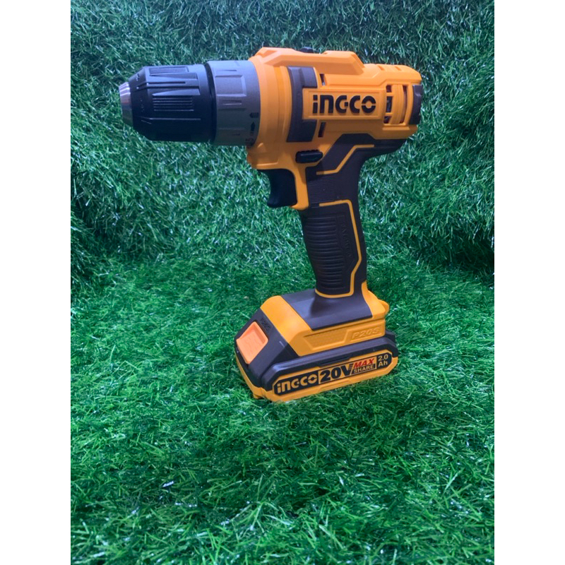 INGCO LITHIUM-ION CORDLESS DRILL 20v -CDLI200528 | Shopee Philippines