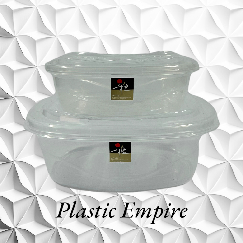 UniGlobal (Set of 2) Large Medium Rectangle Food keeper/ Food Container ...