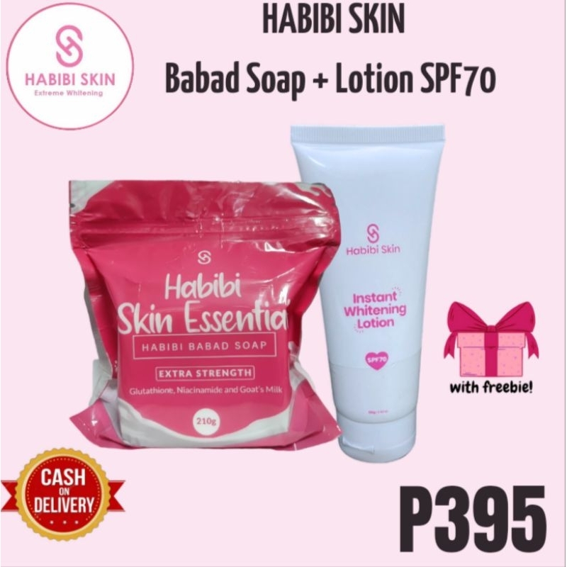 Habibi Skin Babad Soap + Habibi Lotion SPF70 by Ms Crissa Liaging (100% ...
