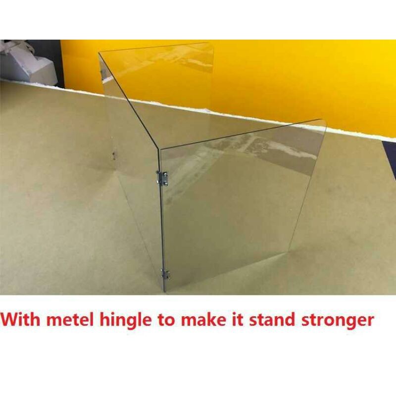 customized acrylic foldable sneez guard table barrier desk shield ...