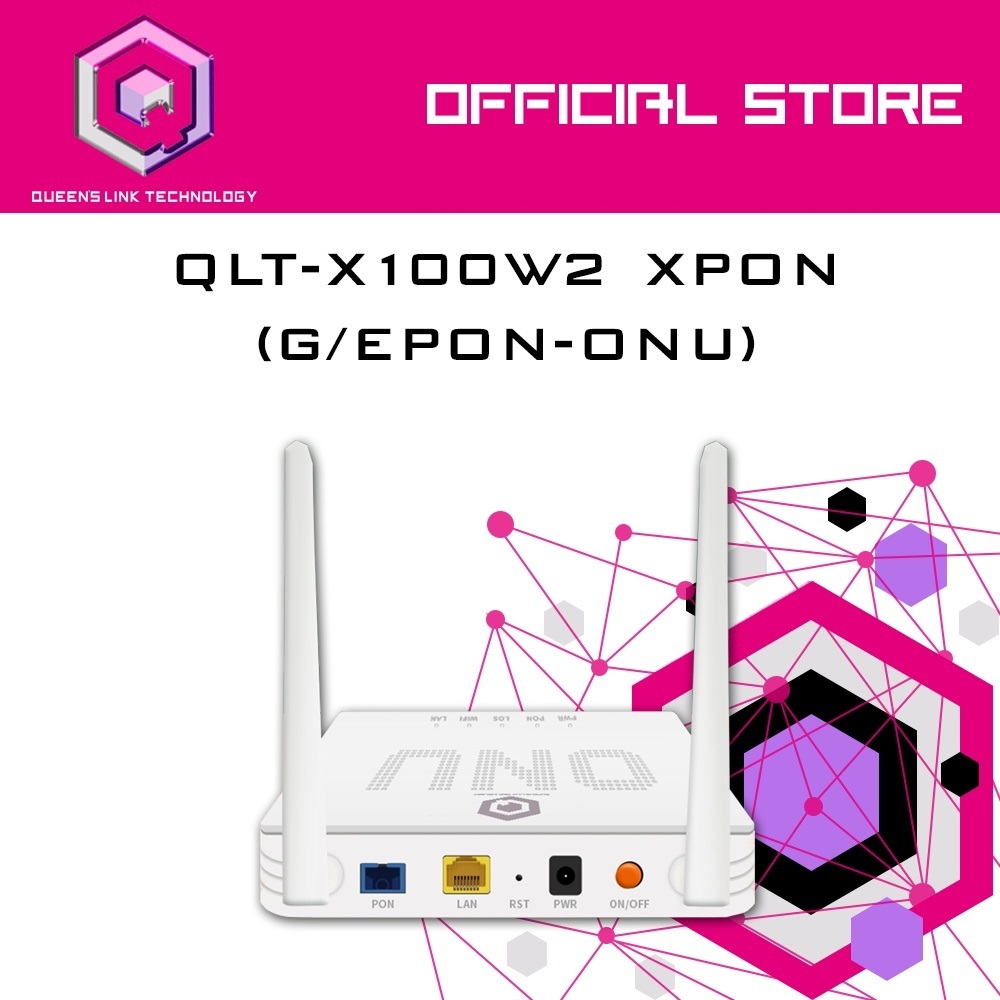 QLT X100W2 XPON-ONU DUAL ANTENNA 2G | Shopee Philippines