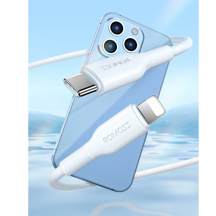 Romoss CB1713 0.3M Type C to Light ning PD18W Fast Charge TPE Material ...