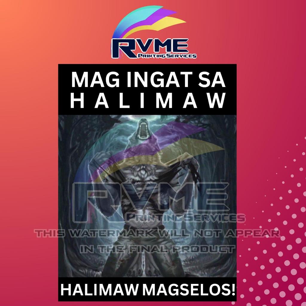 Tarpaulin BABALA/WARNING Signages | 3ft. x 2ft (1PC) / 1.5ft. x 2ft ...