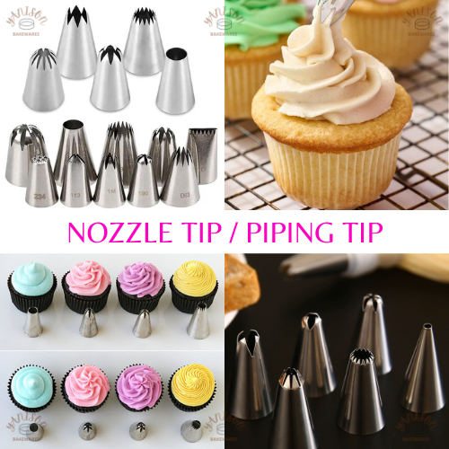 Nozzle Tip for Cake Icing Buttercream Pastry Decorations / Piping Tip ...