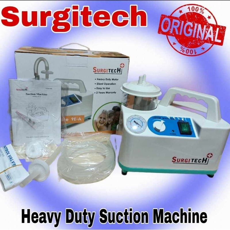 Suction Machine Heavy Duty by Surgitech ( with complete accessories) | Shopee Philippines