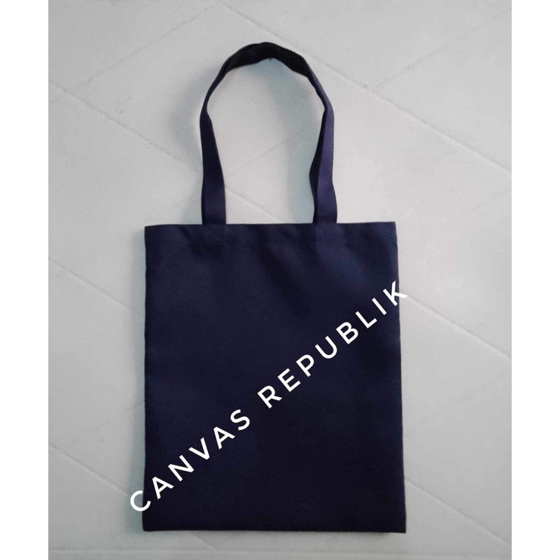 TOTE BAG PLAIN (Blue Colors) | Shopee Philippines