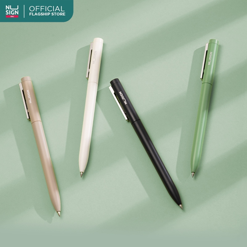 Nusign by Deli NS563 Smooth Press Gel Pen 0.5mm Bullet Black | Shopee ...