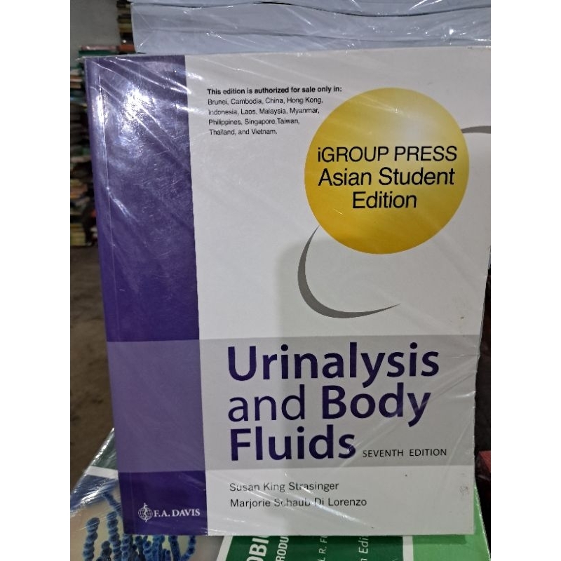 Urinalysis and Body Fluid 7th Edition Strasinger Original Colored ...
