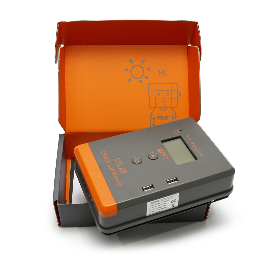 MPPT Solar Controller 30A/ 60A/80A/100A 12V 24V 36V 48V with LCD Screen AUTO Battery Charger ...