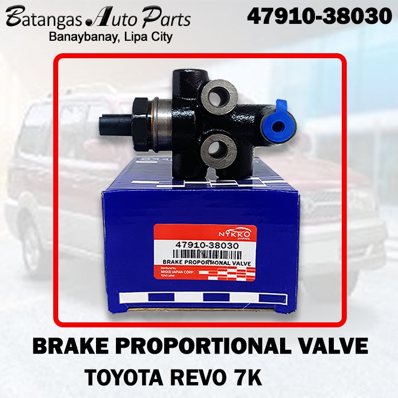 NIKKO BRAKE PROPORTIONAL VALVE TOYOTA REVO 7K 47910-38030 | Shopee ...