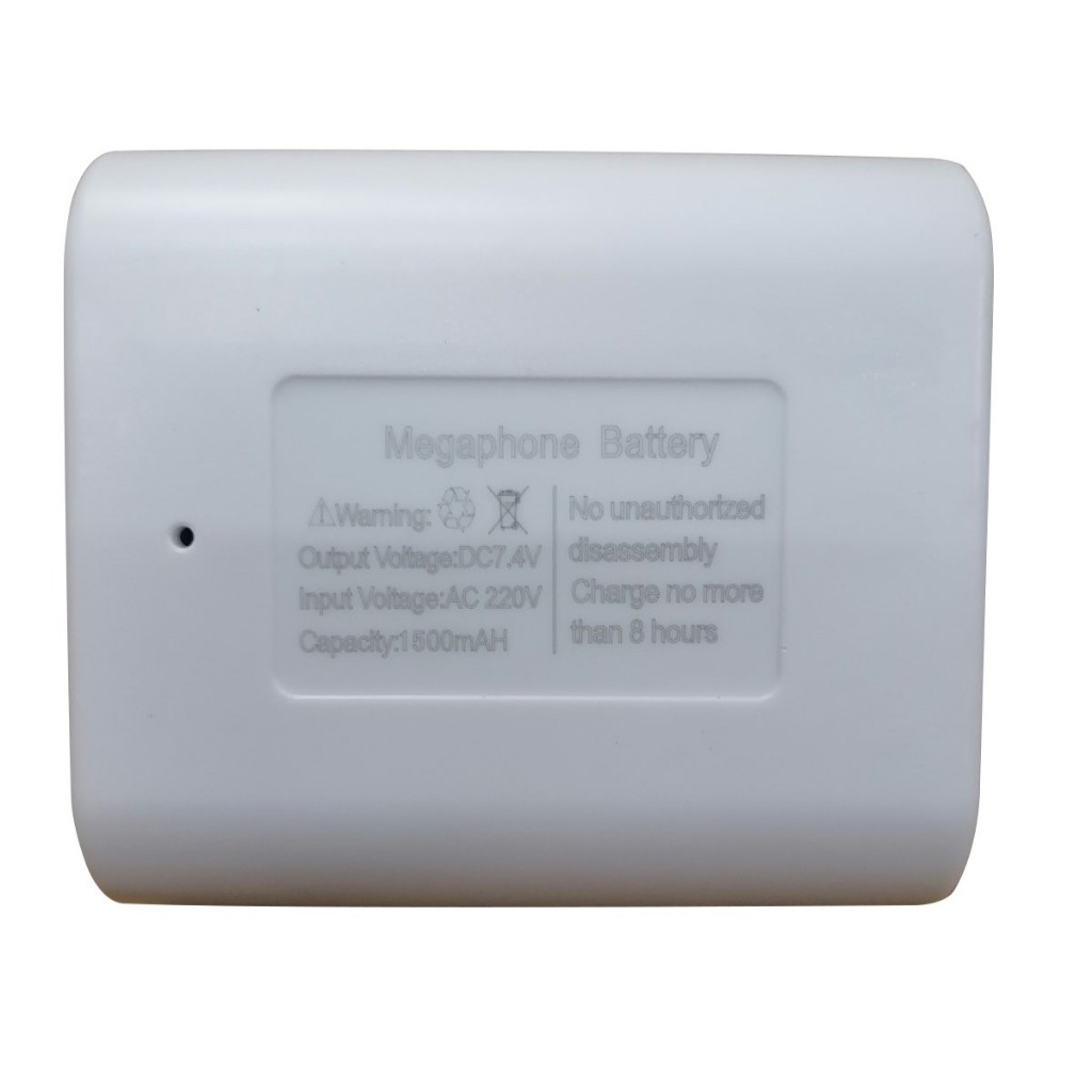 Lithium Battery 1500mah for V16 Series Megaphone SV16-1500LB/N Spare ...