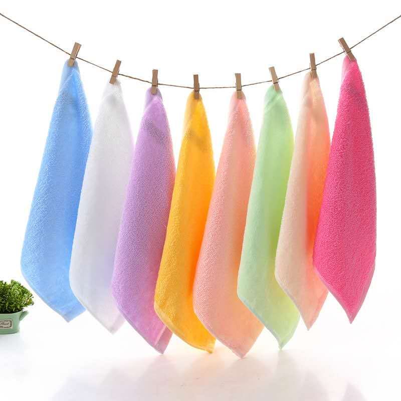 25*25cm Cotton face towel 12PCS high quality random color BF200 ...
