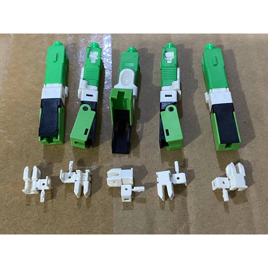 Singlemode SC/APC Fast Connector- Green (Special) | Shopee Philippines