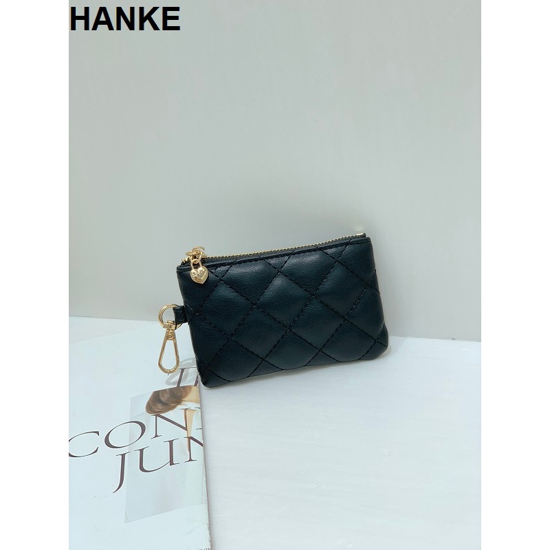 HANKE Mini Small Coin Purse Wallet Lambskin Soft Leather Women's Wallet ...
