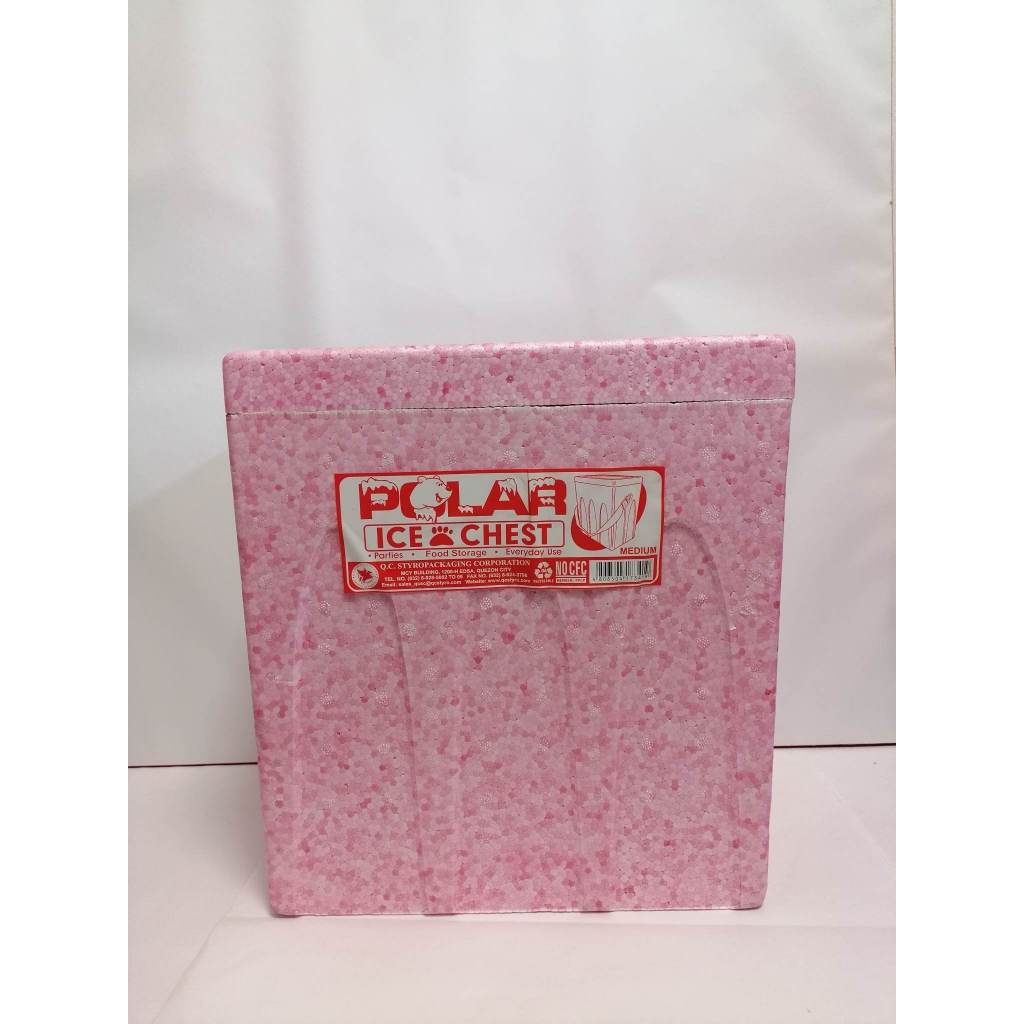 POLAR ICE CHEST STYRO CLASSIC (small, medium, round, xl) [RANDOM COLOR ...