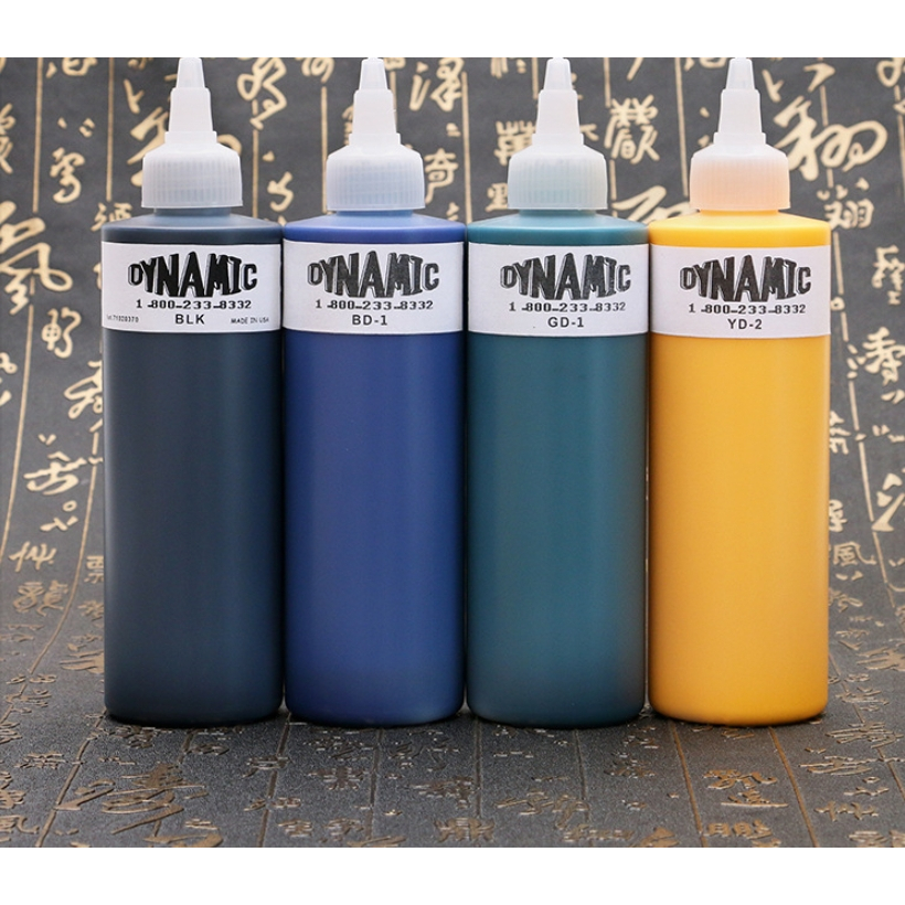 DYNAMIC Tattoo Ink Black 240ml Permanent Tattoo Ink 240 ml Makeup ...