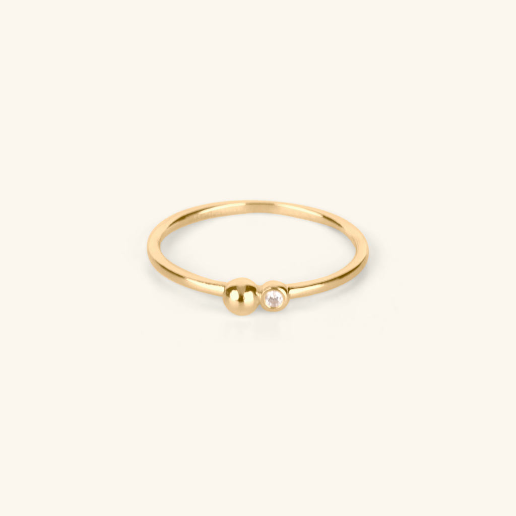 Foundry 14k Gold Duo Stacker Ring | Shopee Philippines