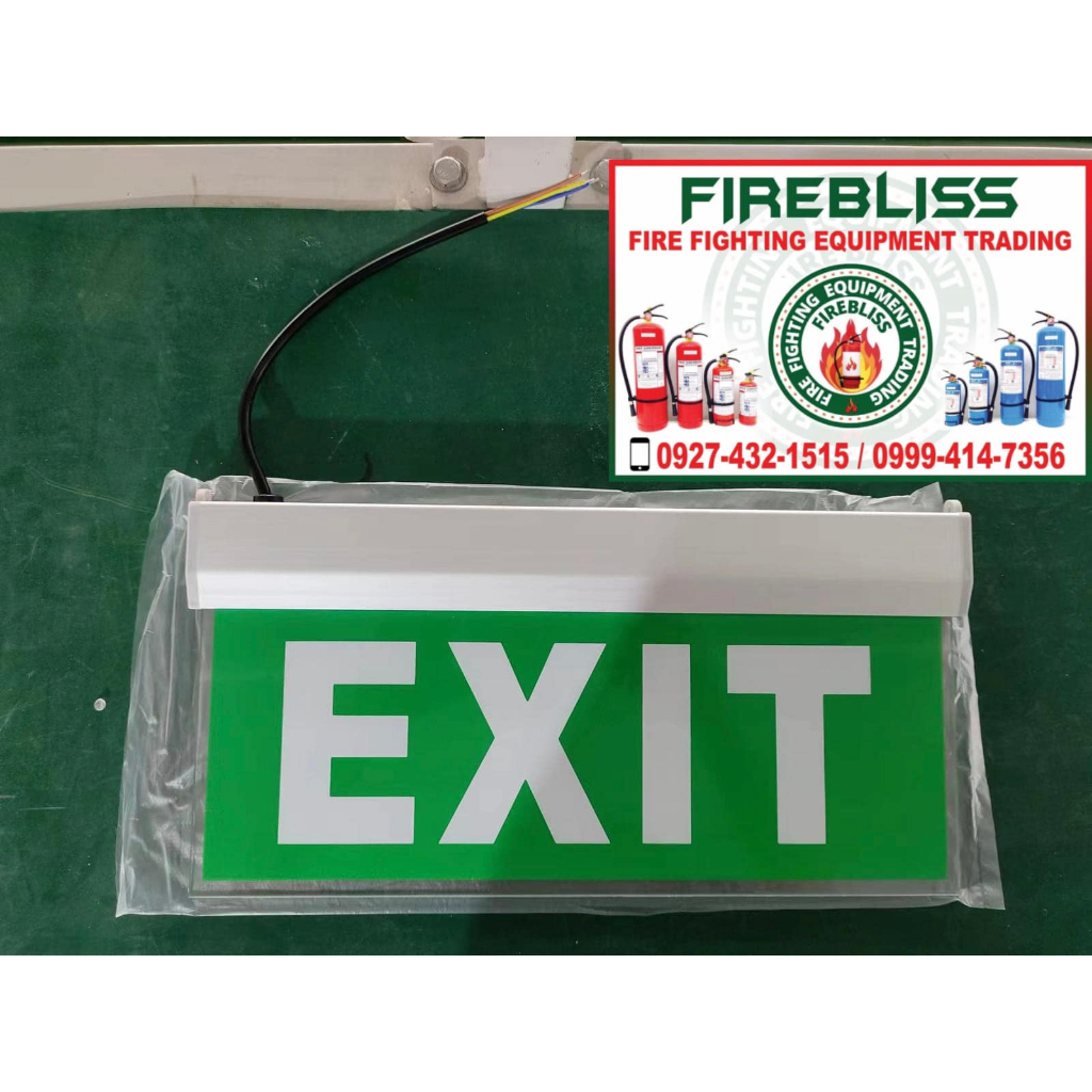 Exit signs (double face) | Shopee Philippines