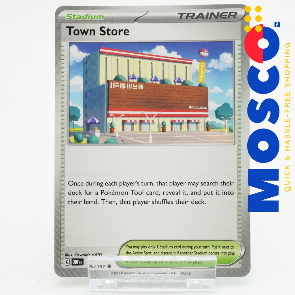 Town Store - 196/197 - Common | Obsidian Flames | Stadium Pokemon TCG Singles | Shopee Philippines