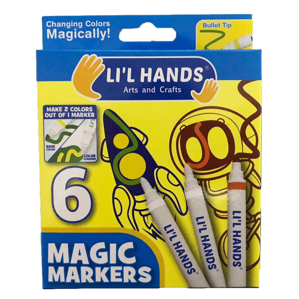 LI'L HANDS MAGIC MARKERS 6+2 | Shopee Philippines