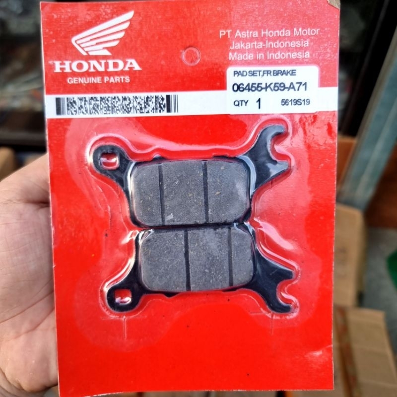 ☑️HONDA BRAKE PAD FOR CLICK 125/150, BEAT FI | Shopee Philippines