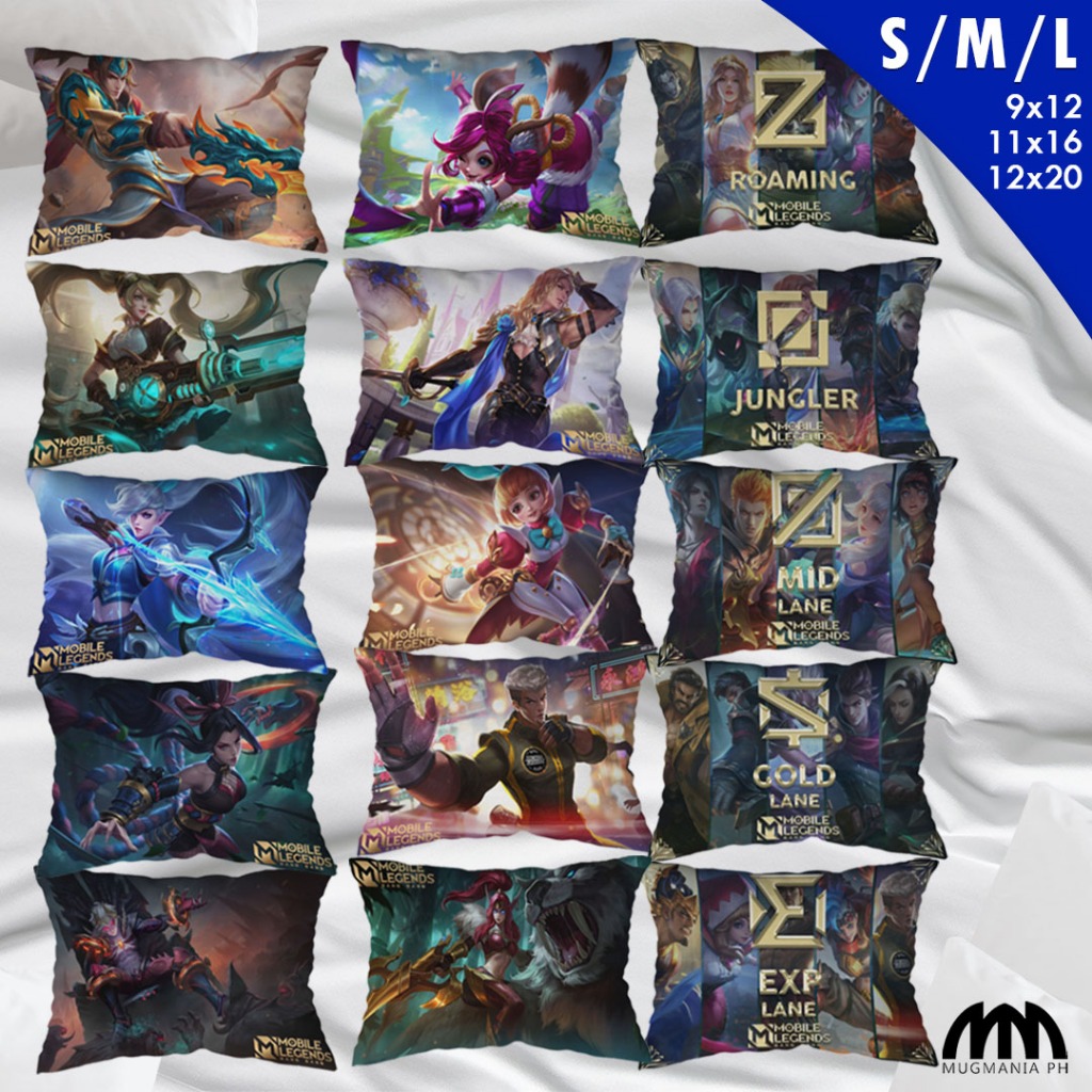 Mobile Legends Pillows - Mugmania - Mobile Legends Heroes (Available in ...