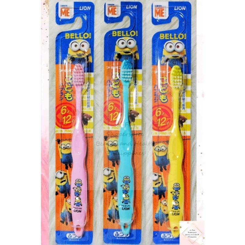 MINIONS KIDS TOOTHBRUSH DESPICABLE ME CARTOON CHARACTER FOR 6-12 YRS ...