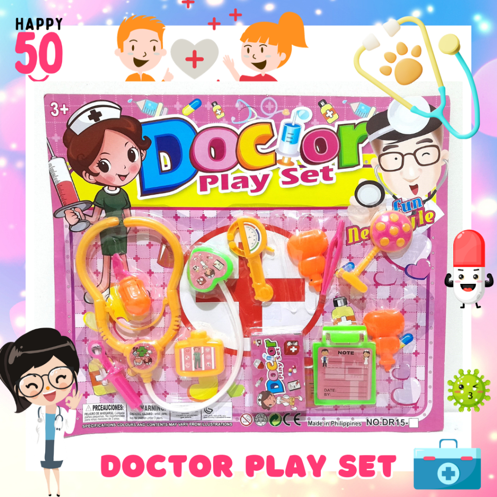 Kids Doctor Pretend Play Toy Set - Educational Medical Kit for Role ...